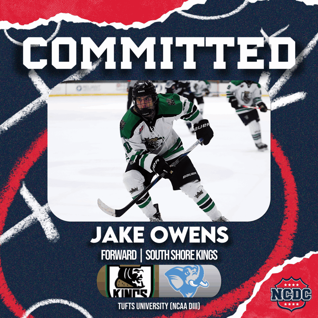 NCDC Commitment Profiles: South Shore Kings’ Jake Owens Commits to Tufts University