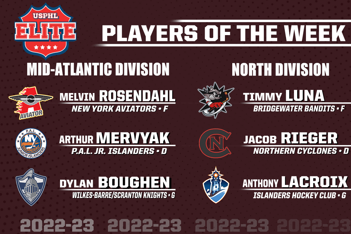 USPHL Elite Players Of The Week: North Region • USPHL - United States ...